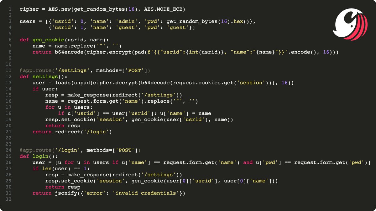 Sonar Research on Twitter: "Can you spot the vulnerability? #codeadvent2022 #Python Can you get ...