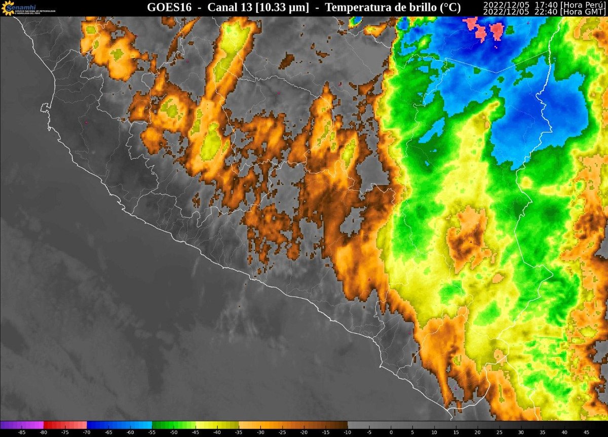 Senamhi On Twitter Ahora Sierra Sur Presenta Lluvia Conforme Al