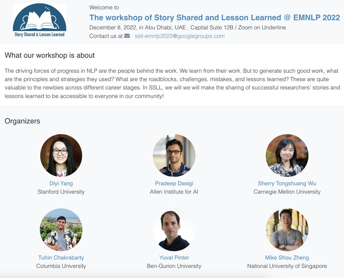 Sherry Tongshuang Wu on Twitter: "Heading to #emnlp2022? Interested in NLP research but even ...