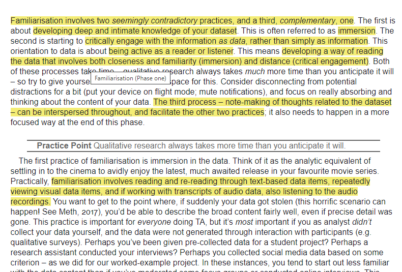 Familiarisation in Thematic Analysis – Dr Andrew Huang's Blog