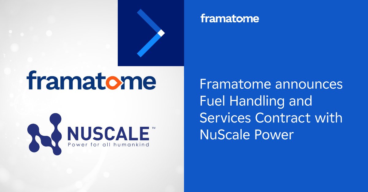 NuScale awards contracts to Framatome - Nuclear Engineering International