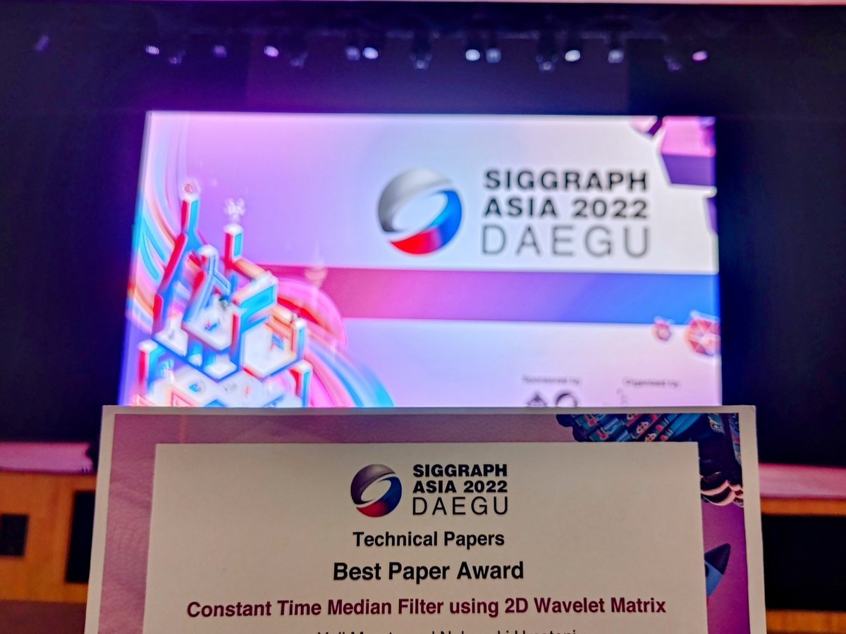 百千万億 萬 SIGGRAPH Asia Best Paper Award on Twitter: "なんと、CG 分野最高の国際会議 #SIGGRAPHAsia2022 にて、Accept ...