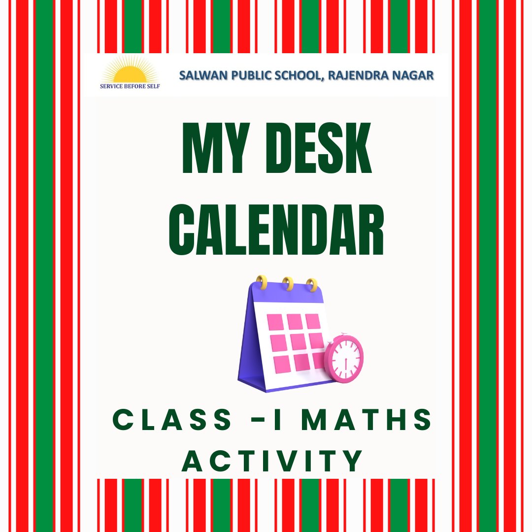 Salwan Public School on Twitter: "An integrated activity of "My Desk ...