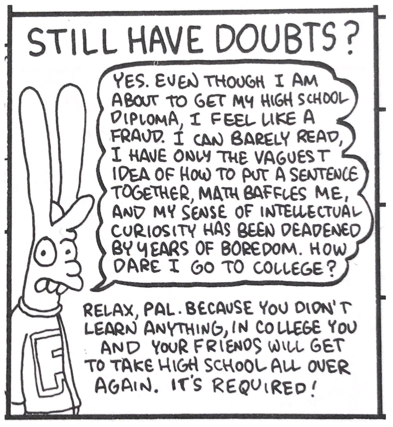 Matt Groening School Is De Hel Work Is Hell : Groening, Matt: