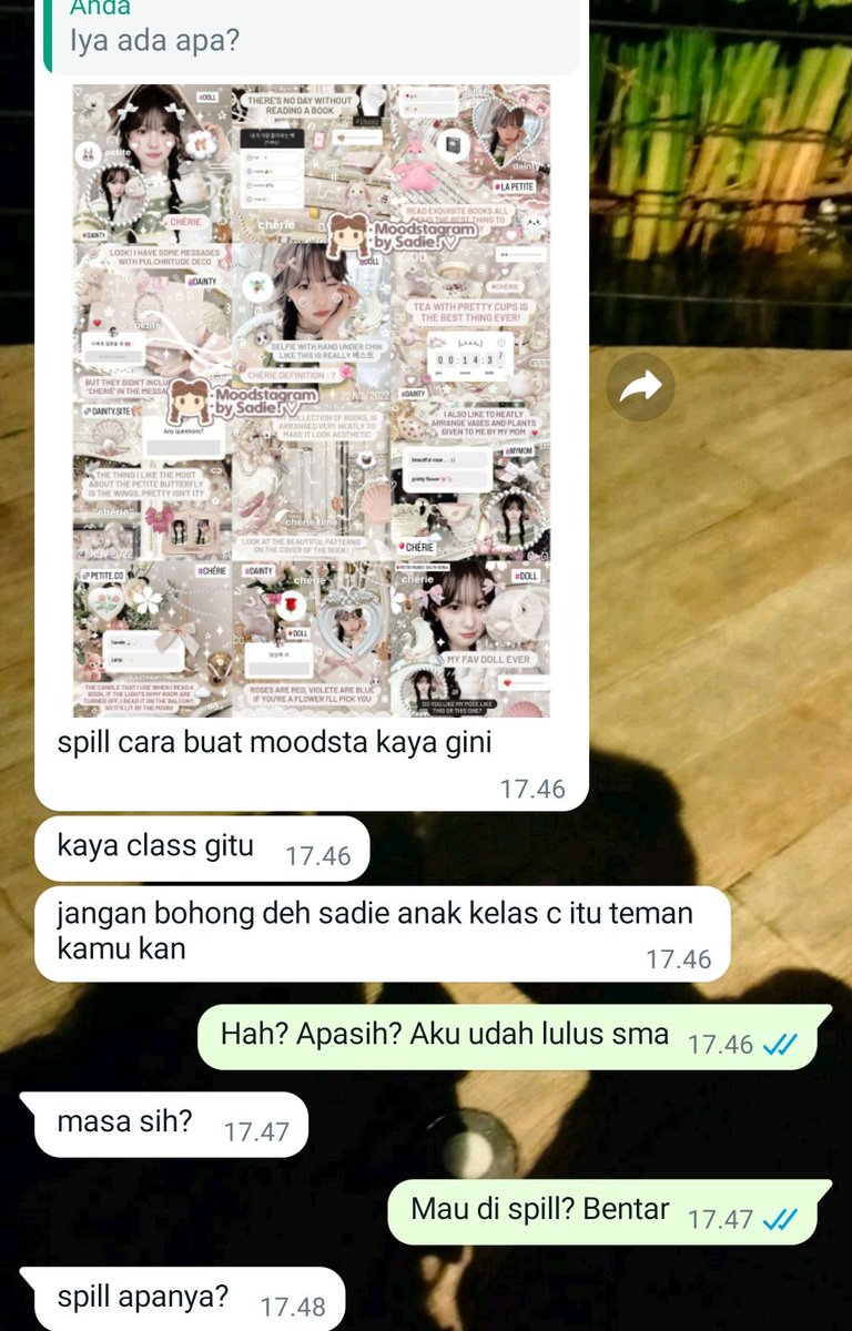 hiheona • rest ba twt on Twitter: "Trs aku chat dia, salahnya aku pk no pribadi krn disitu aku ...