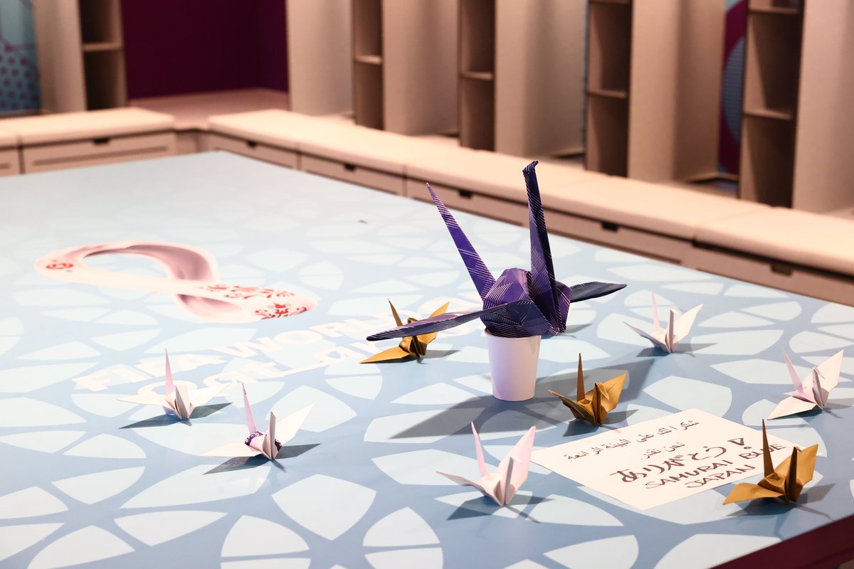 J.LEAGUE Official EN on Twitter: "The ten orizuru’s, or paper cranes, that the Samurai Blue ...