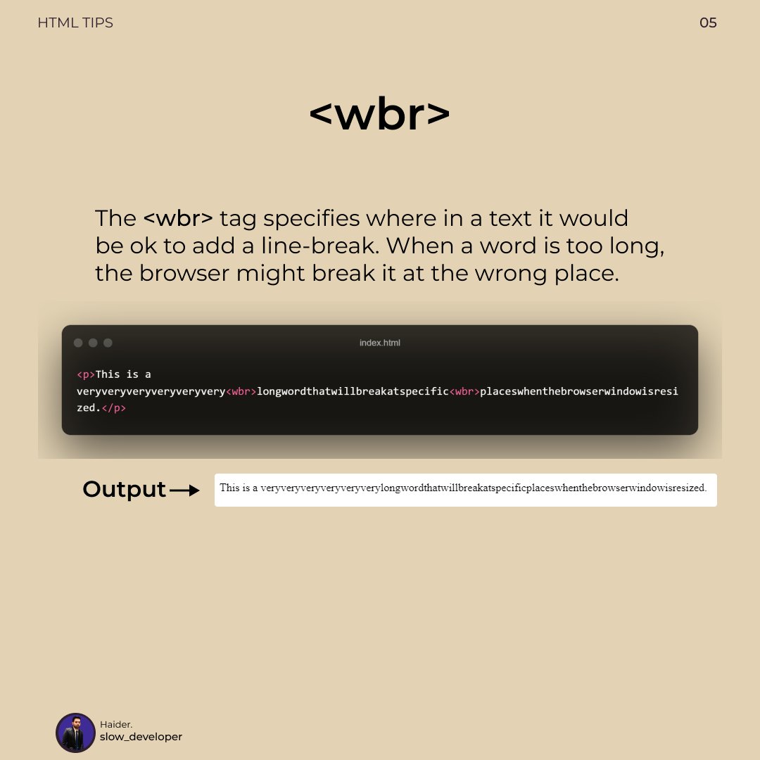 You probably didn't know about these 8 HTML tags. The tags will make ...