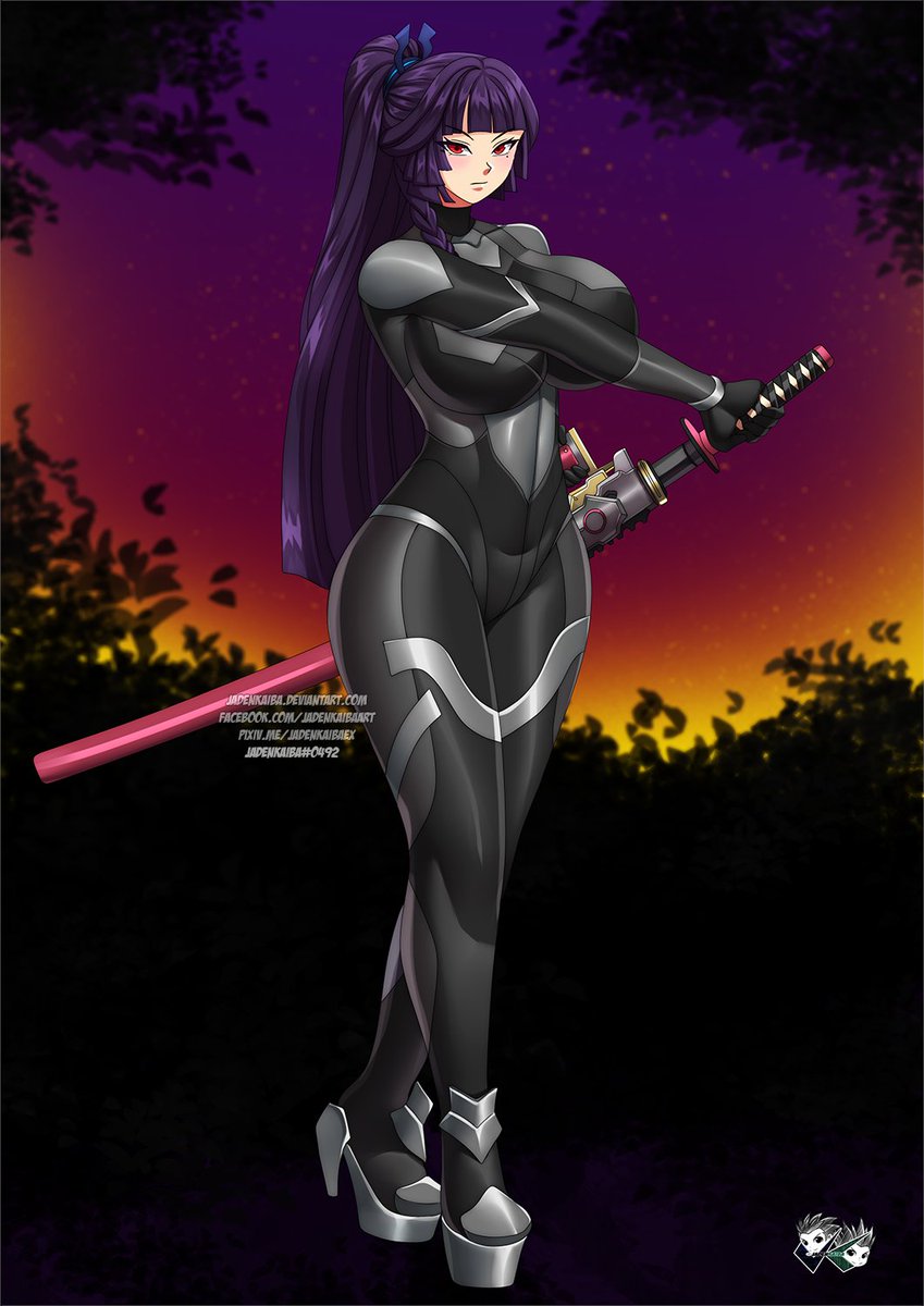 Jadenkaiba-ジェイデンカイバ🔞 on Twitter: "COMMISSION TIME Original Character Ryoko Yamaguchi"