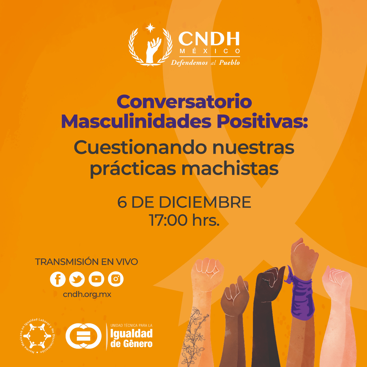 Cndh En México On Twitter ¡hoy No Te Pierdas El Conversatorio