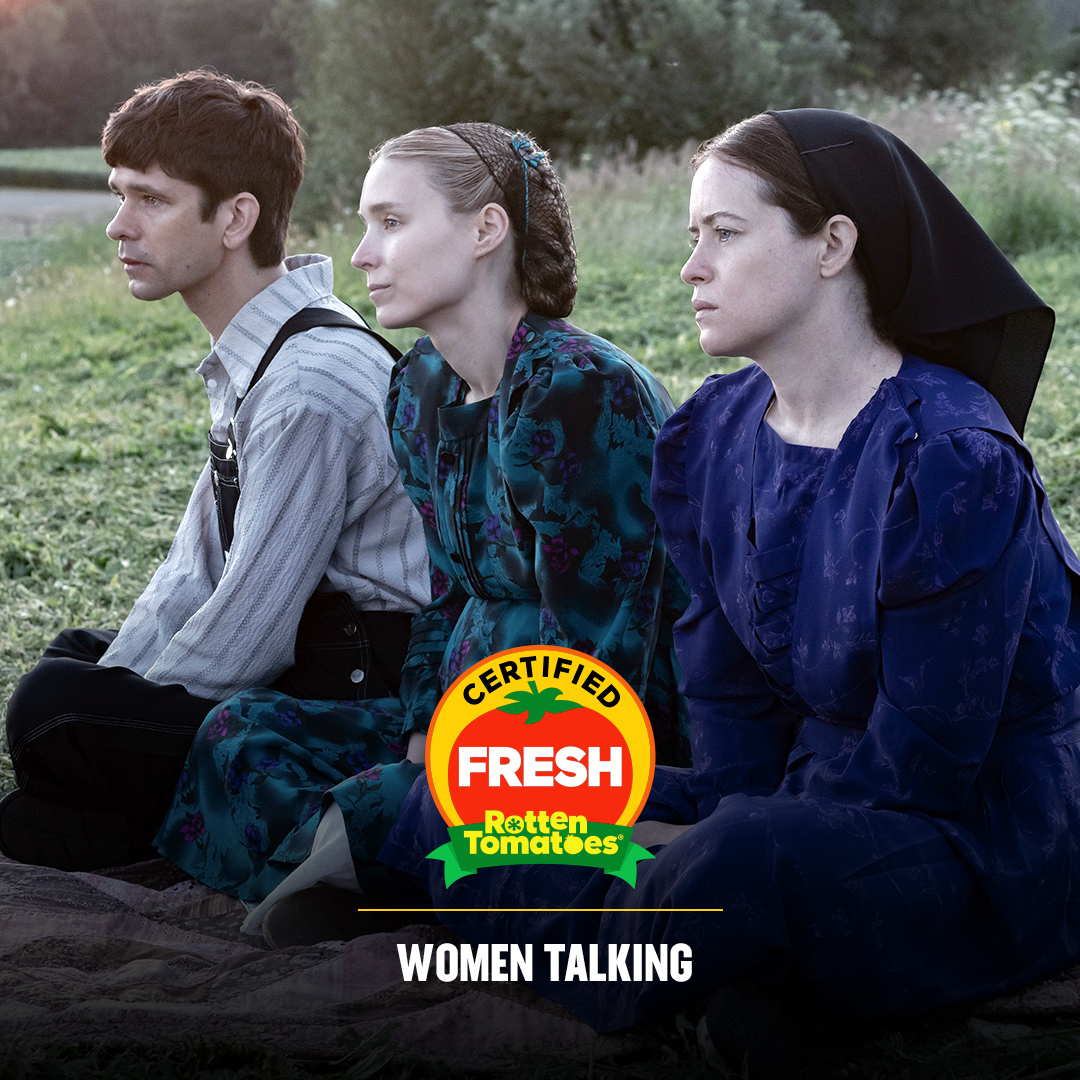 #WomenTalking is now #CertifiedFresh at 90% on the #Tomatometer, with ...