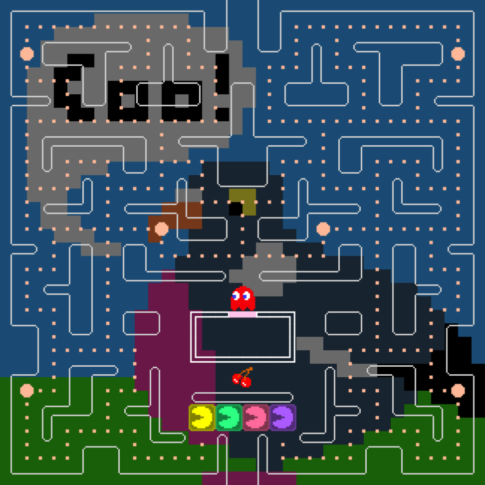 Pac Man Maze Wallpaper