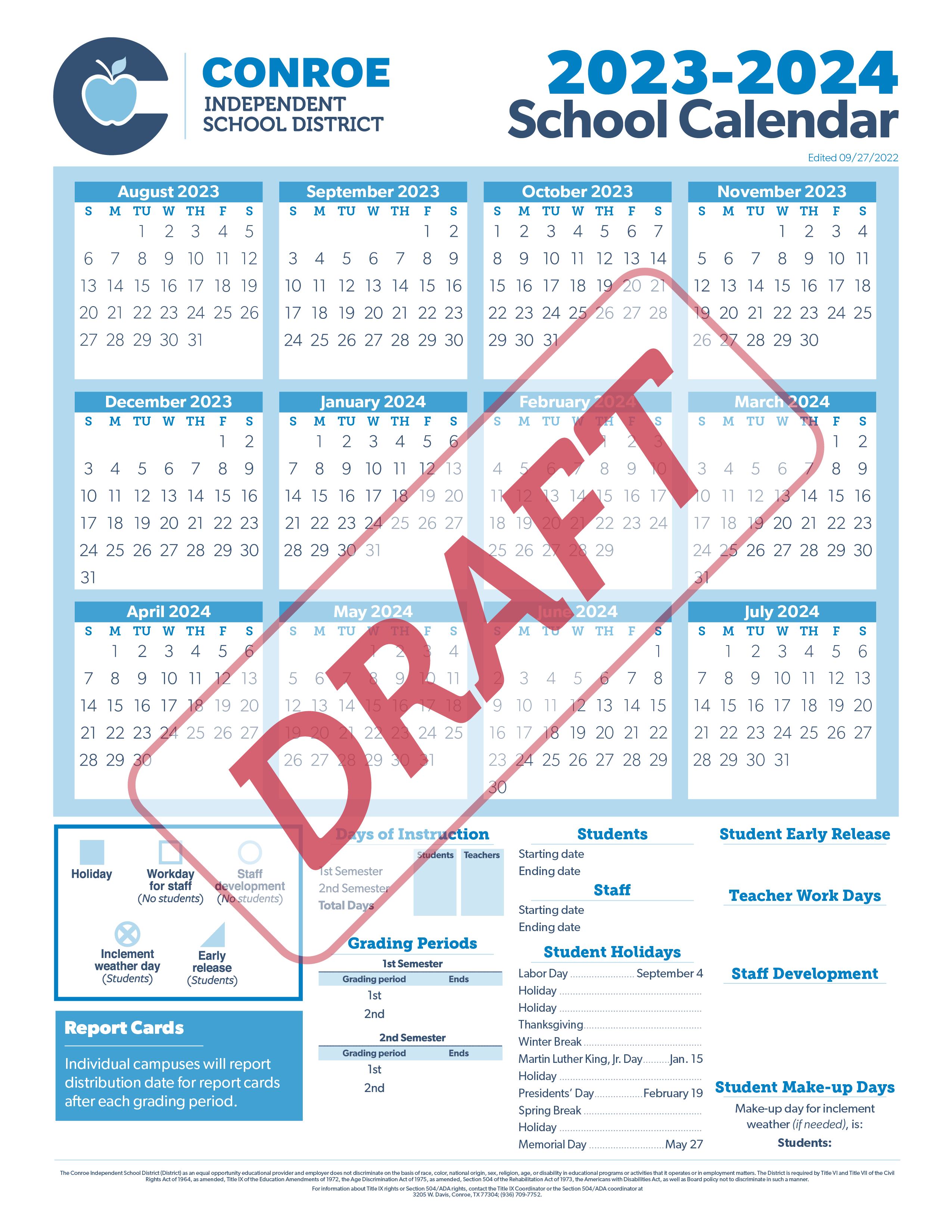 Conroe Isd 2024 Calendar Printable Calendar - vrogue.co Conroe Isd 2024 Calendar Printable Calendar - vrogue.co