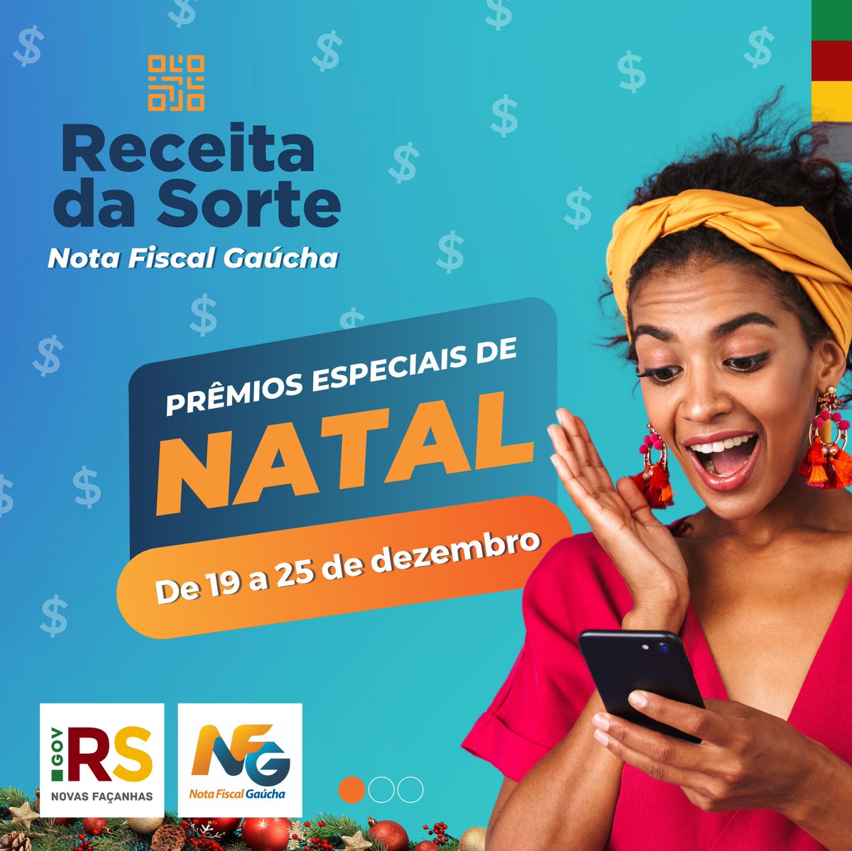 Governo do Rio Grande do Sul on Twitter: "Que tal um presente de Natal do Nota Fiscal Gaúcha? 🎁"