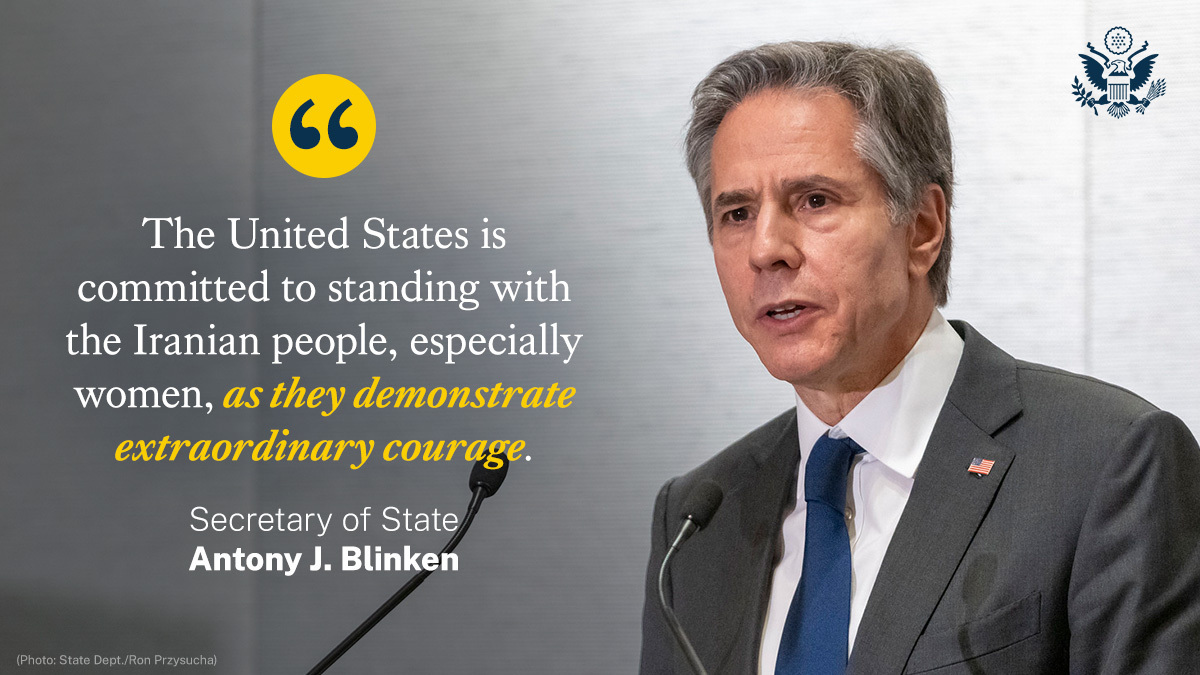 Department Of State On Twitter Secblinken On The Iranian Regime
