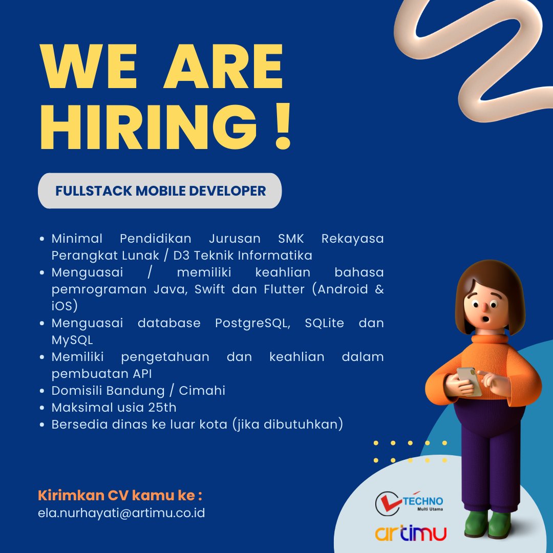 HRD Bacot on Twitter: "RT @fooooooni: Halo!! Kantor temenku lagi buka loker untuk posisi ...