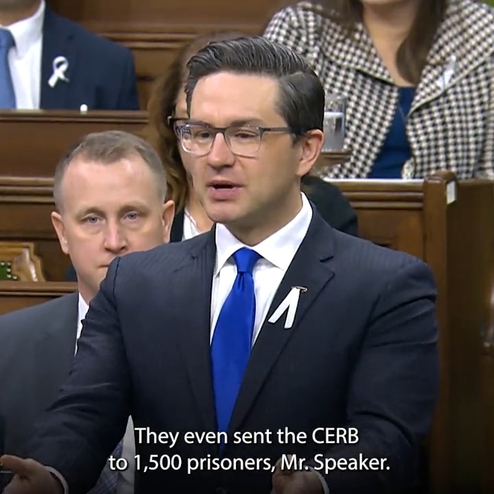 Pierre Poilievre on Twitter: "$27.4 BILLION in suspicious COVID benefit payments. 1,500 ...