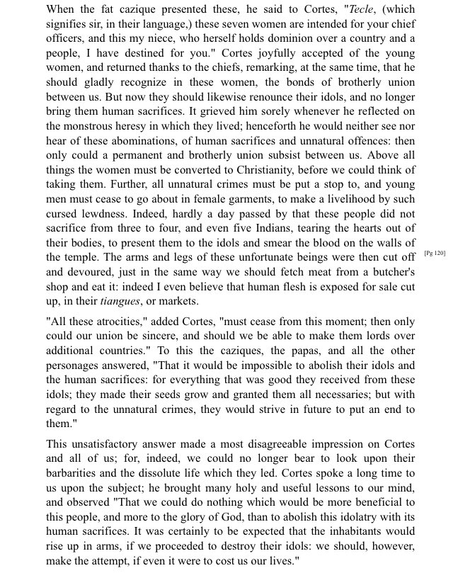 Nemets on Twitter: "Cortez & the Spanish were appalled by the Totonacs of Cempoala, who ...