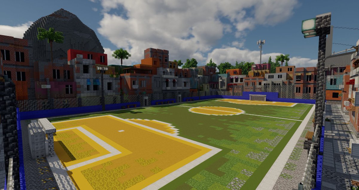 Minecraft Simple Basketball Court