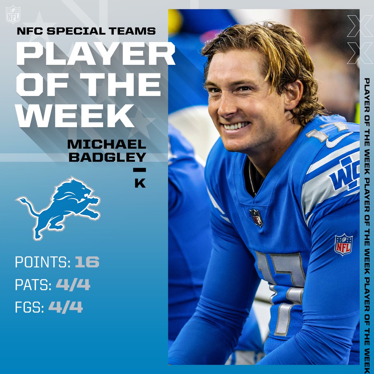 NFL on Twitter: "NFC Players of the Week! (Week 13) @JalenHurts | @nbsmallerbear | @MikeBadgley15"