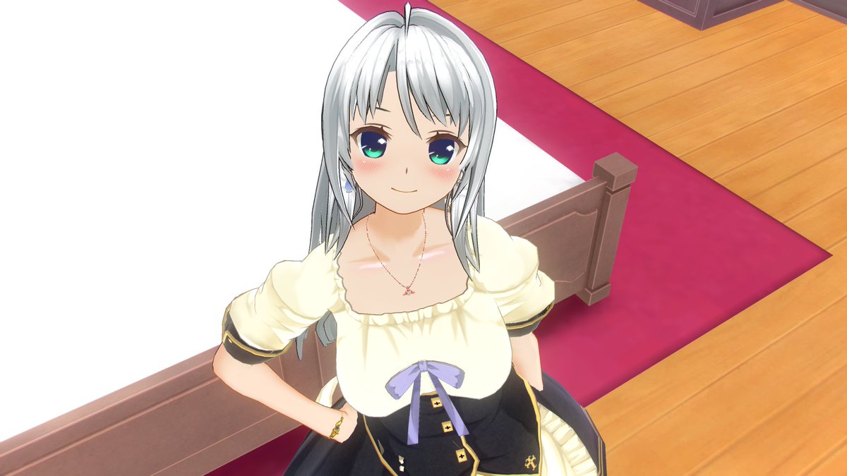 千石 豊＠COM3D2 CM3D2(戦ロリペッチ) on Twitter: "おはようございます！！！ たまに撮りたくなる水仙ちゃそ！ 性格がおバカ可愛いしドヤ顔が似合うし身体もスケベだし最高 ...