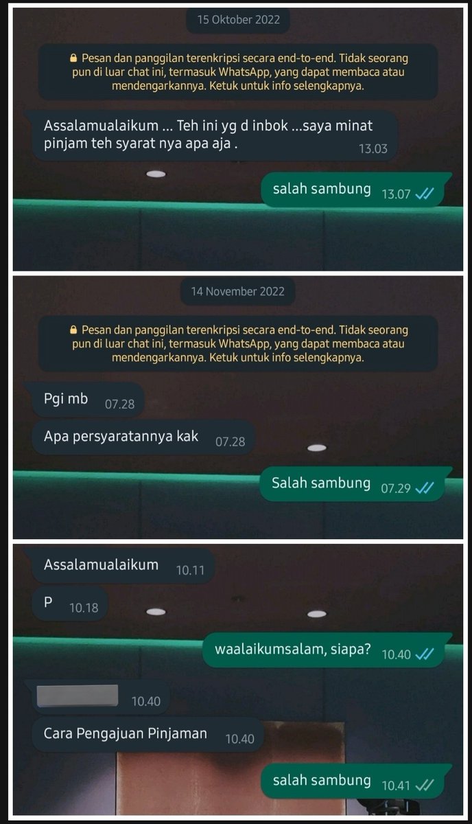 BACA RULES DI (bit.ly/worksfess) on Twitter: "Work! Nomorku udah tiga kali dpt chat yg nanyain ...