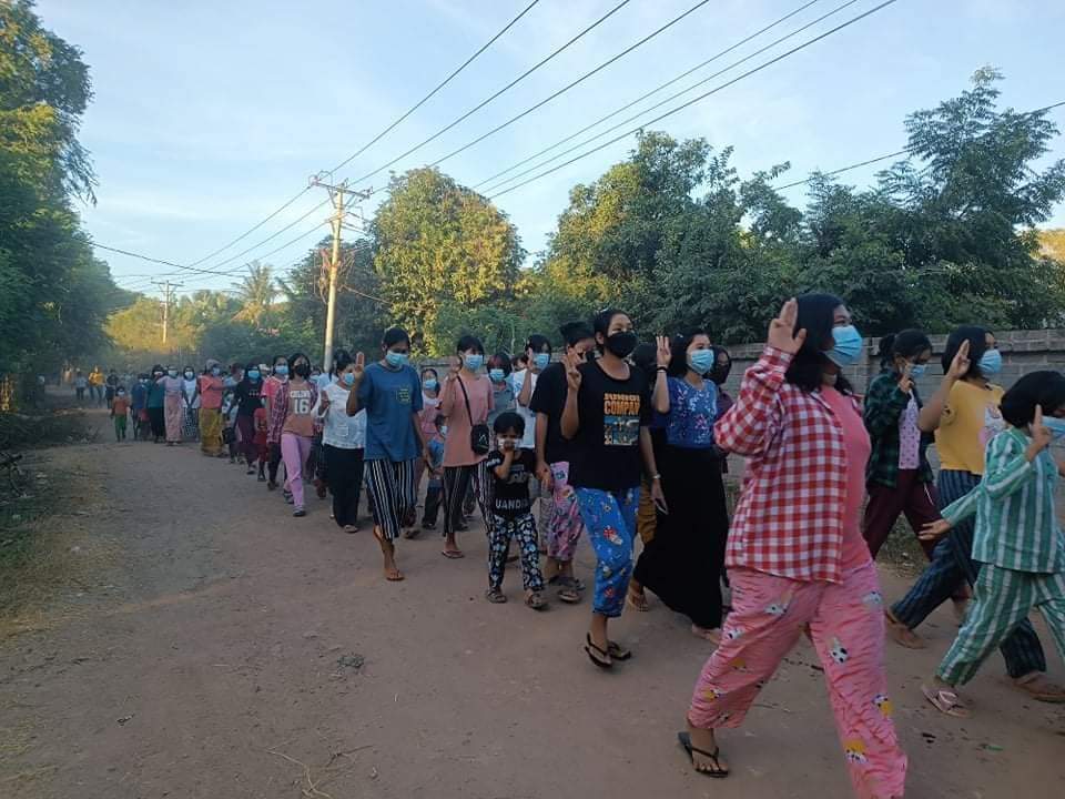 Kyaw Zayar Htun ♒ On Twitter Anti Coup Revolutinart Protest Was