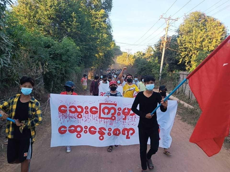 Kyaw Zayar Htun ♒ On Twitter Anti Coup Revolutinart Protest Was
