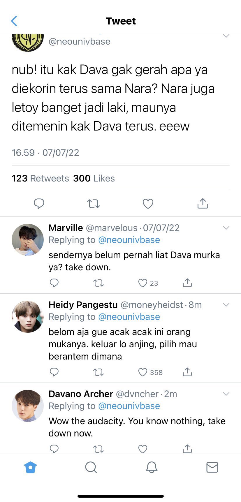 Bi | DOAIN TICKETING TDS2 on Twitter: "nomin short au ;regret. how long does it take for Dava to ...