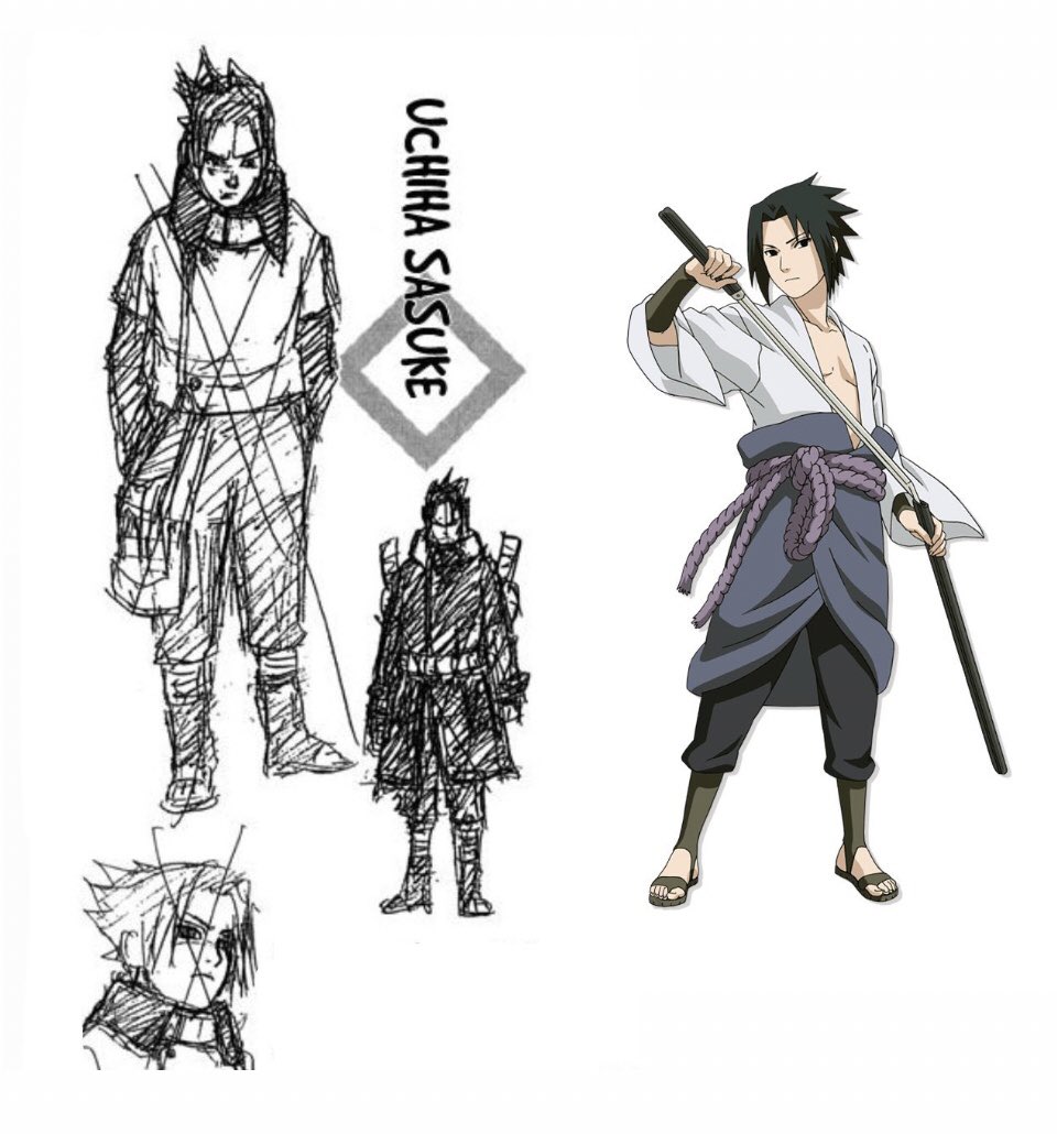 Sasuke Outfit Changes