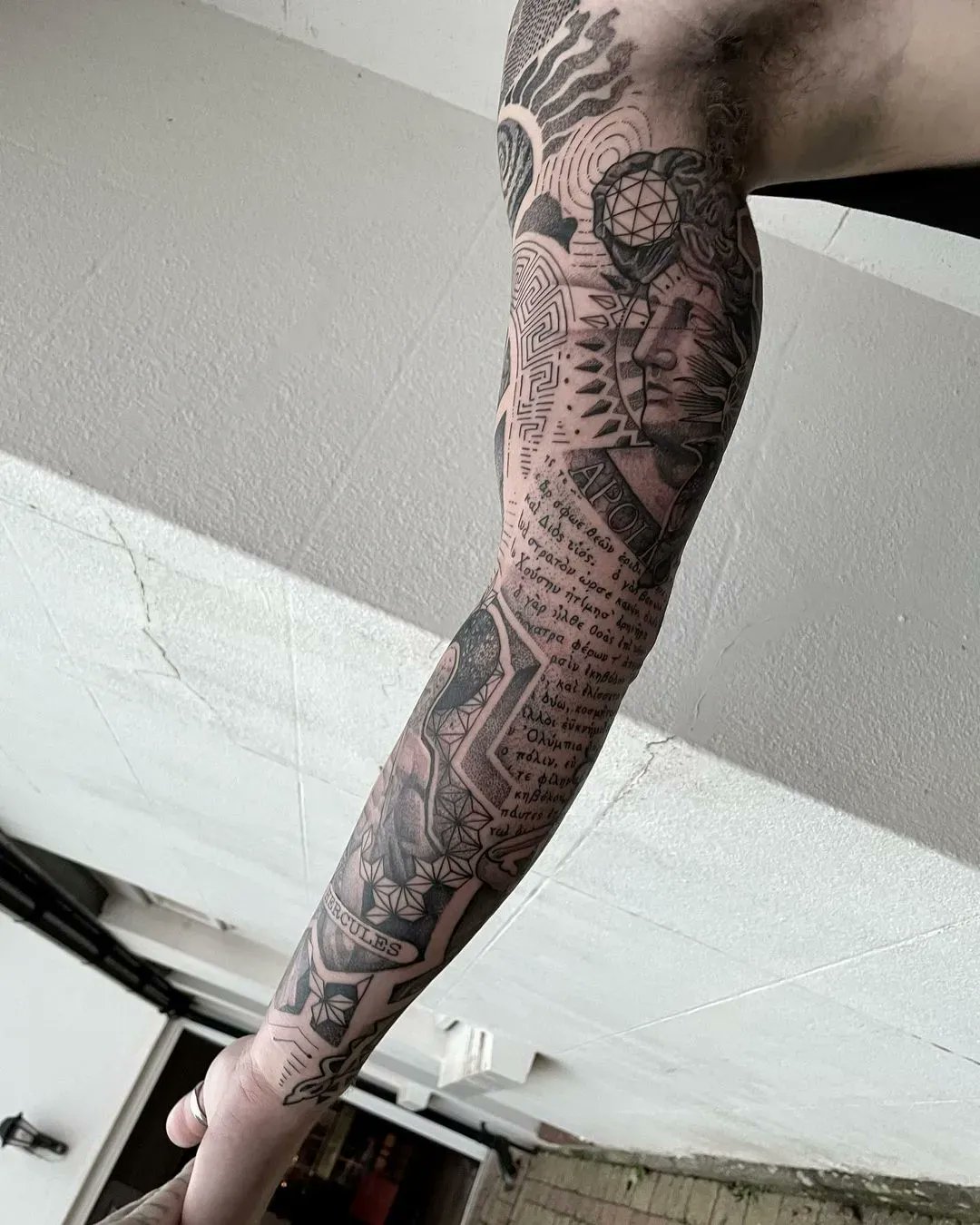 Greek Apollo Tattoos Apollo Greek Realism By Alex Popa (Vivid Ink