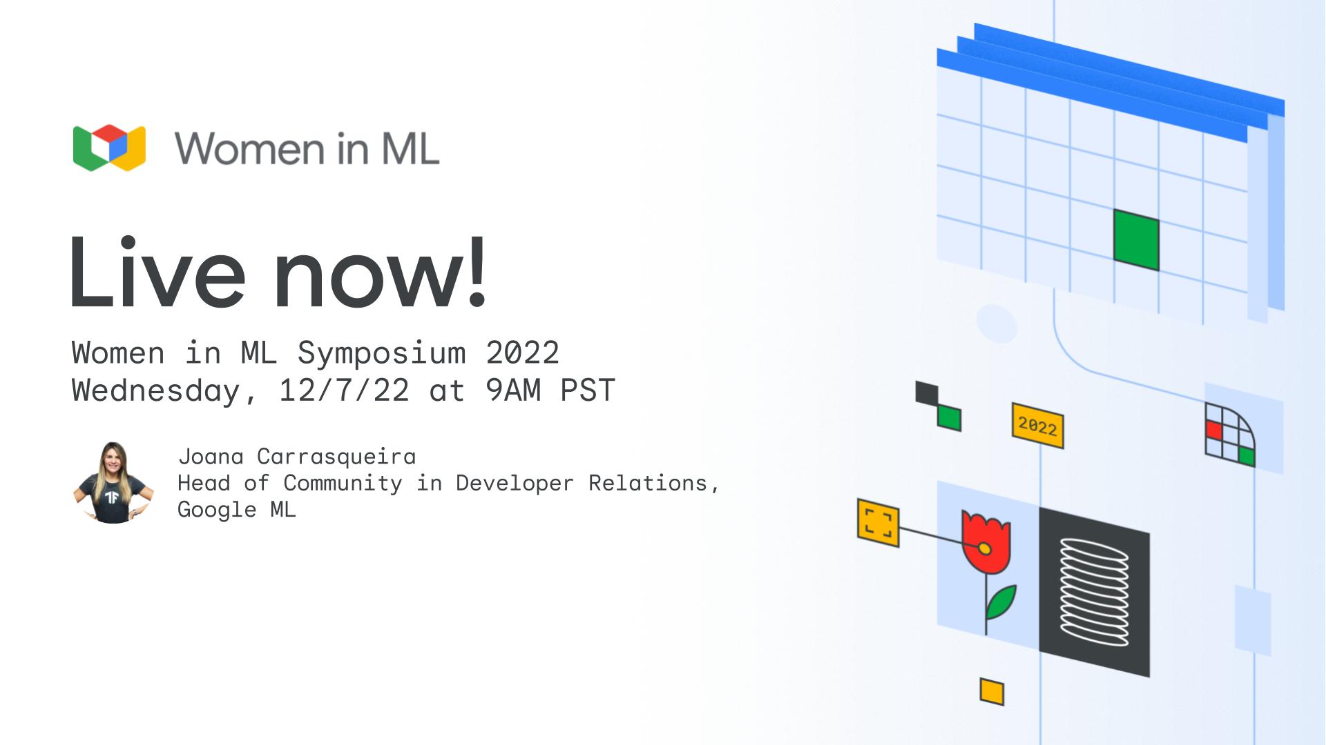 TensorFlow on Twitter: "🔴 The #WIMLsymposium is now LIVE! Join as @jocarrasqueira, Head of ...