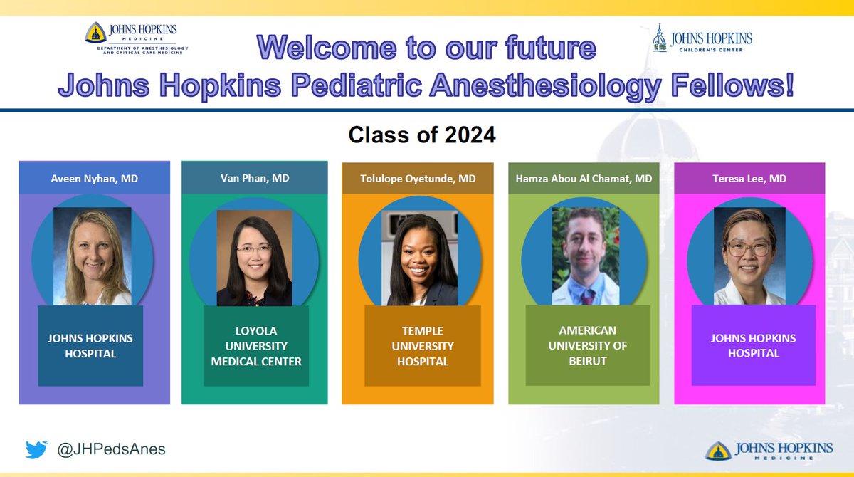 Pediatric Anesthesiology Fellowship - Johns Hopkins Anesthesiology and ...