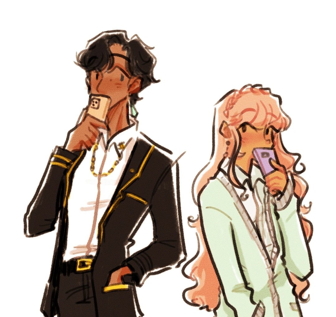 「sneaked some ash and keith during my hia」|Prince のイラスト