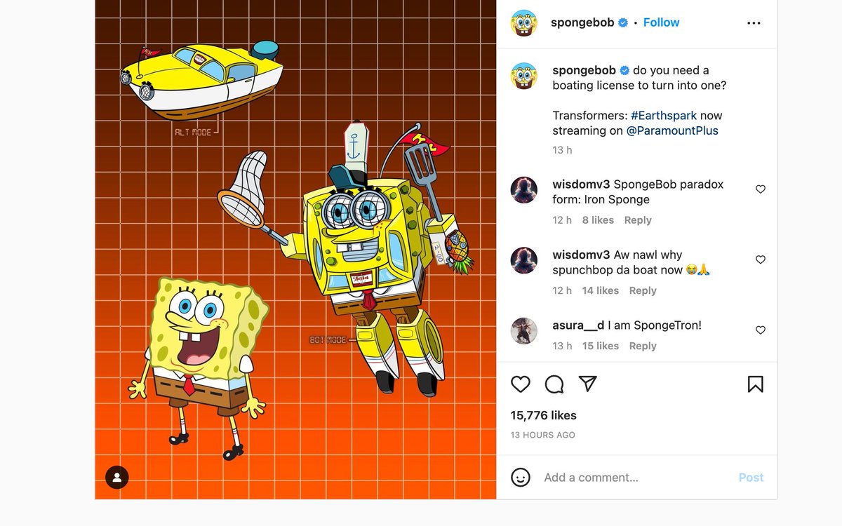 Crazy ass moments in Transformers History on Twitter: "the Spongebob, Patrick, Cosmo and Wanda ...