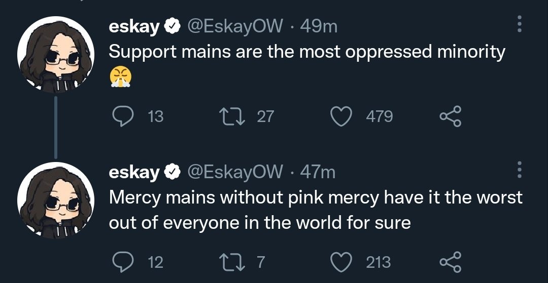 Aramori on Twitter: "so.. @EskayOW who are they? who is the cute mercy main you're trying to ...