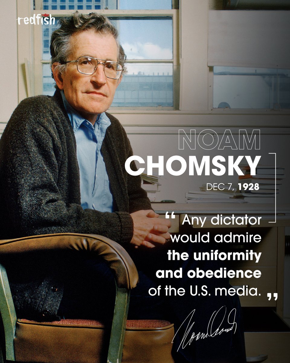 EmpatiaHumana on Twitter: "RT @redfishstream: Happy birthday, Noam Chomsky! The radical ...
