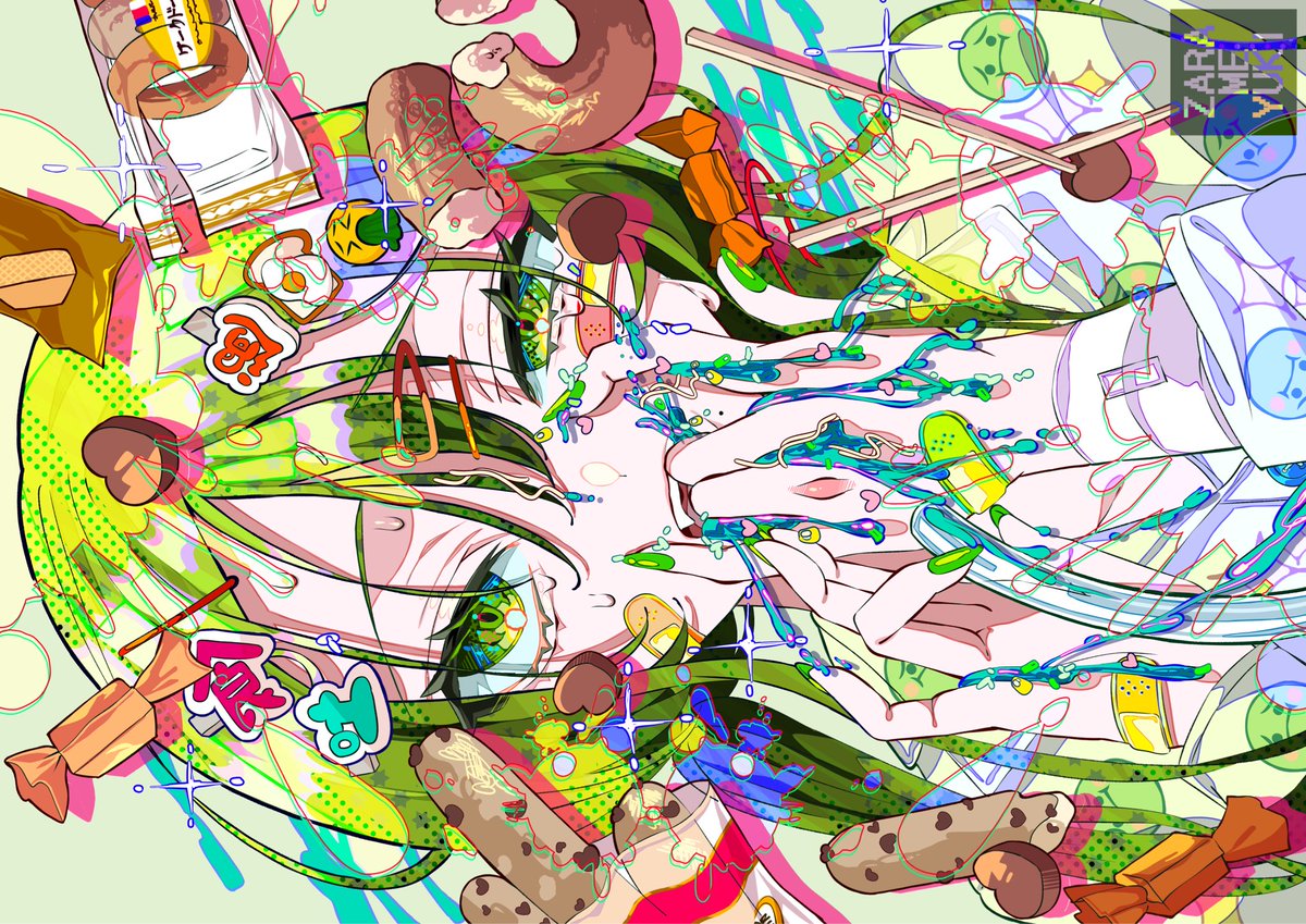 🌈ざらめゆき💊 On Twitter 絵描きさんとつながりたい 冬の創作クラスタフォロー祭り きらきら病み病みガールたちを描いてます💊