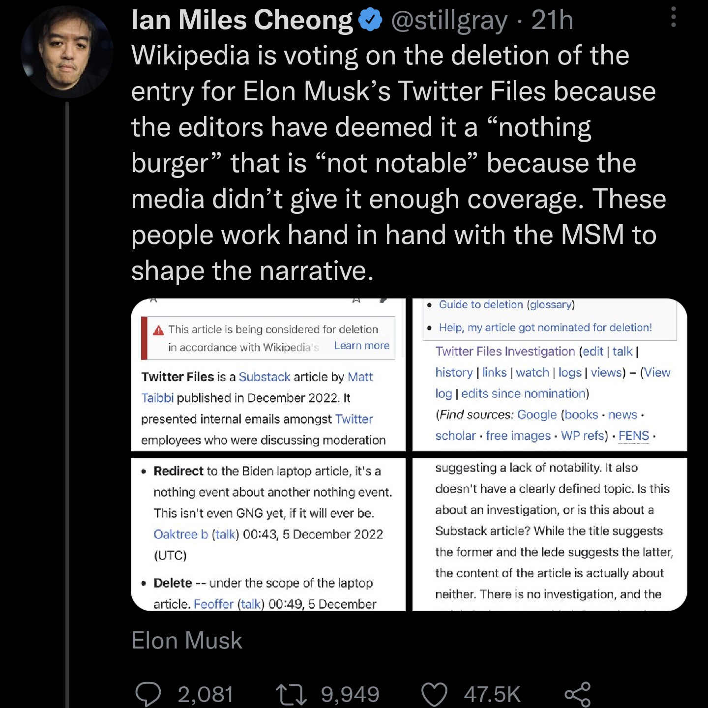 steven monacelli on Twitter: "A lot of people are about to learn about how Wikipedia actually ...