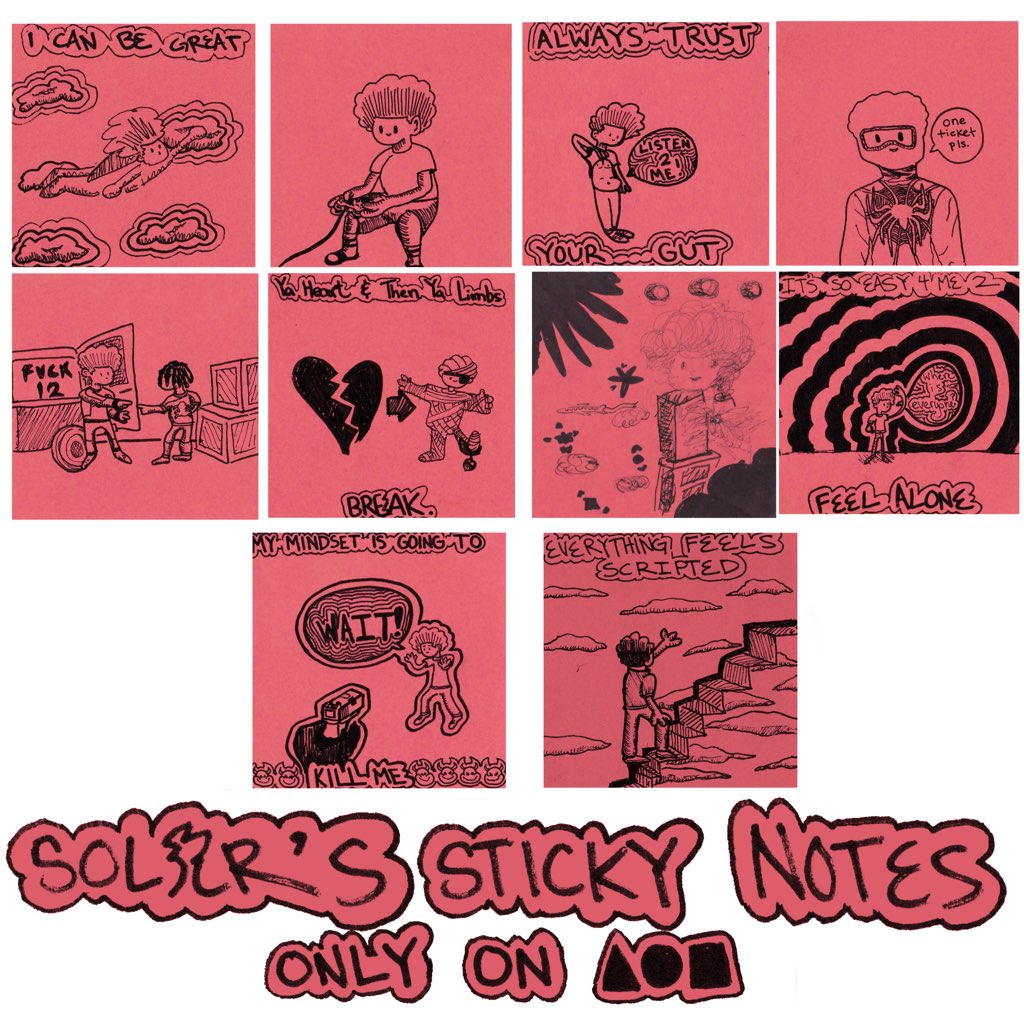 「The 1st wave of the "Solar's Sticky Notes" Collection is now」solarの漫画