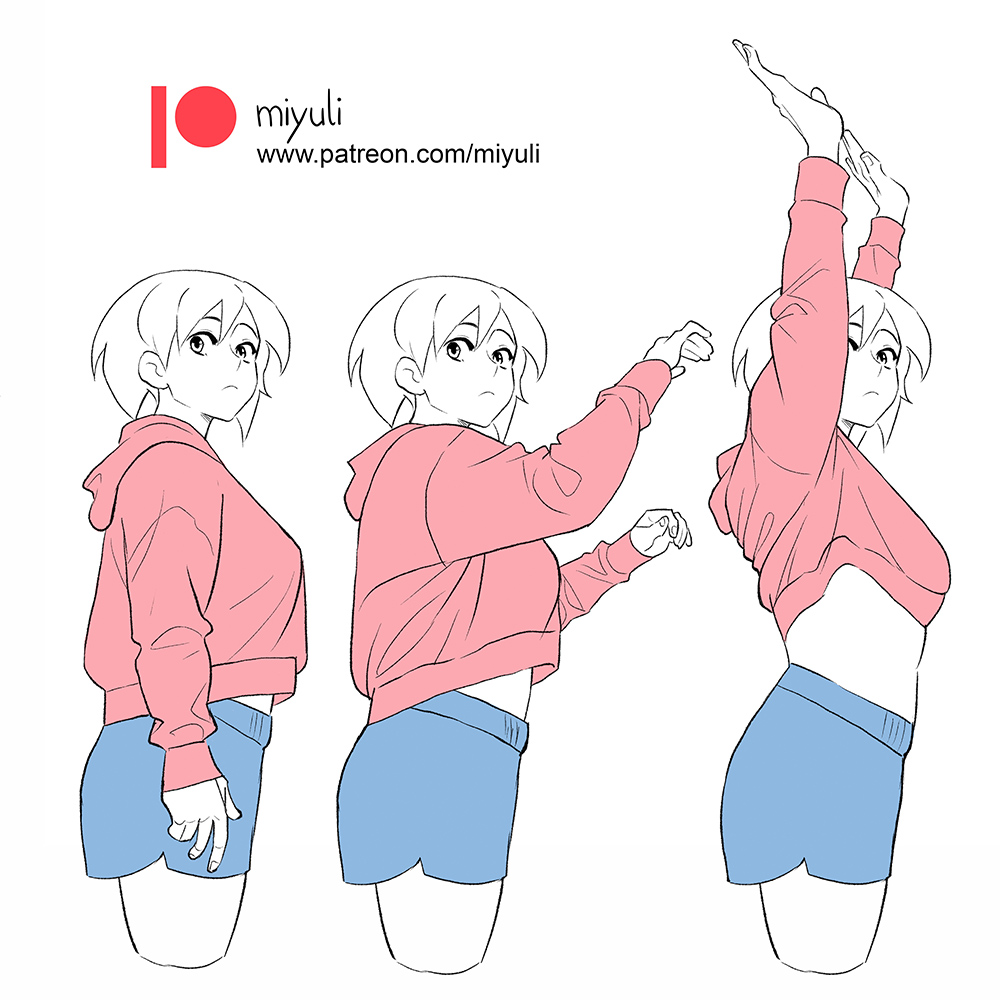 Miyuli On Twitter Posting Lots Of Art Tips And Poseclothes References On Patreon