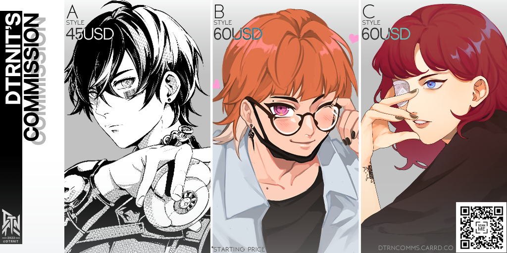 det(ra) 🐾 comm open! on Twitter: "🍀OPEN CM🍀 (RTs are highly appreciated, thank you!) 5 slots ...