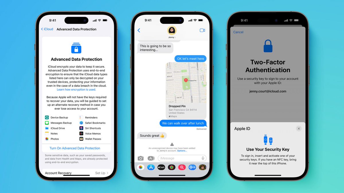 On Twitter Apple Previews New Imessage And Apple Id Security Features Coming In