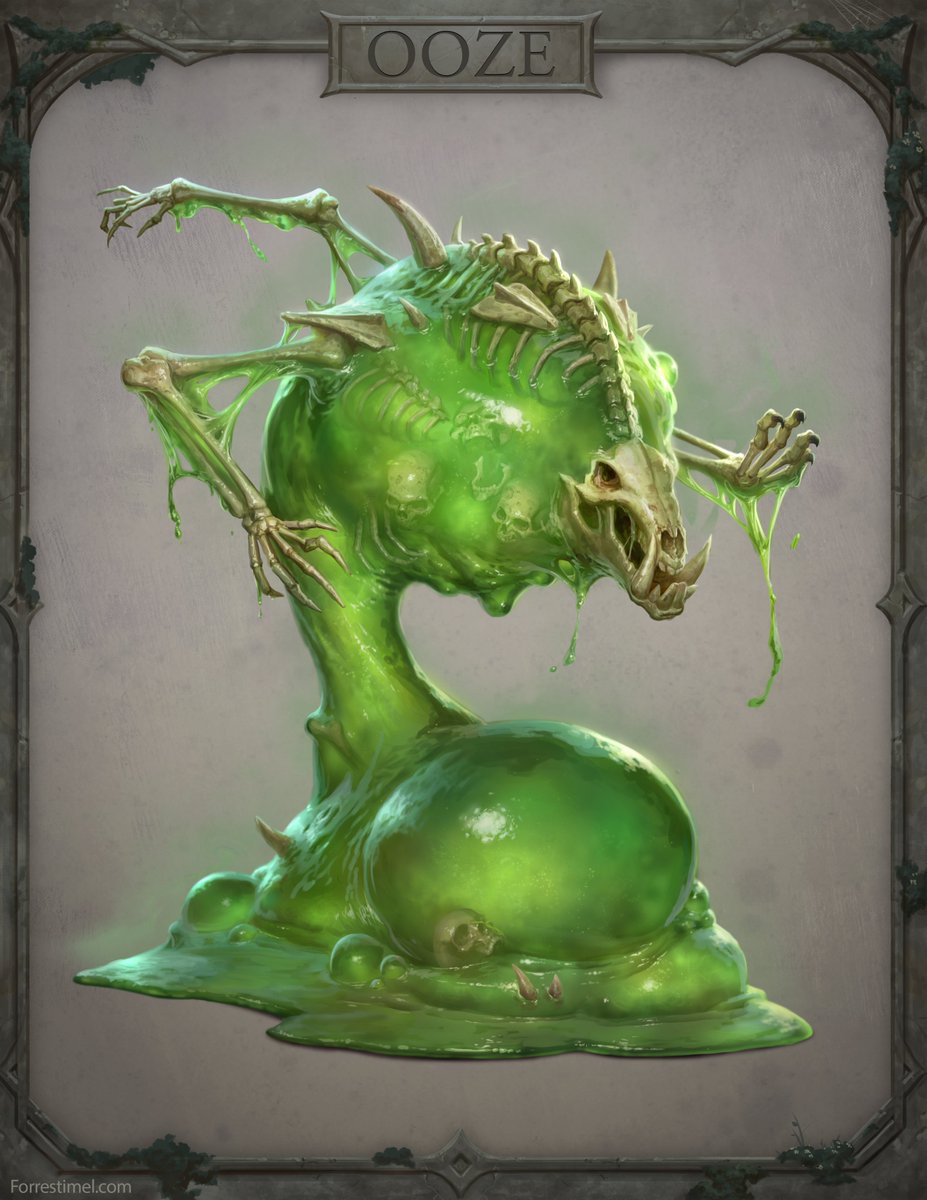 Forrest Imel on Twitter: "Posting this slimey ooze boy on his own post. I uploaded a tutorial of ...