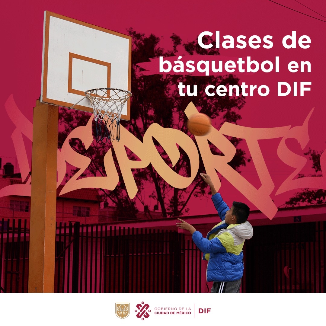 DIF Ciudad de México on Twitter: "¿Te llama la atención el básquetbol? Inscríbete de manera ...