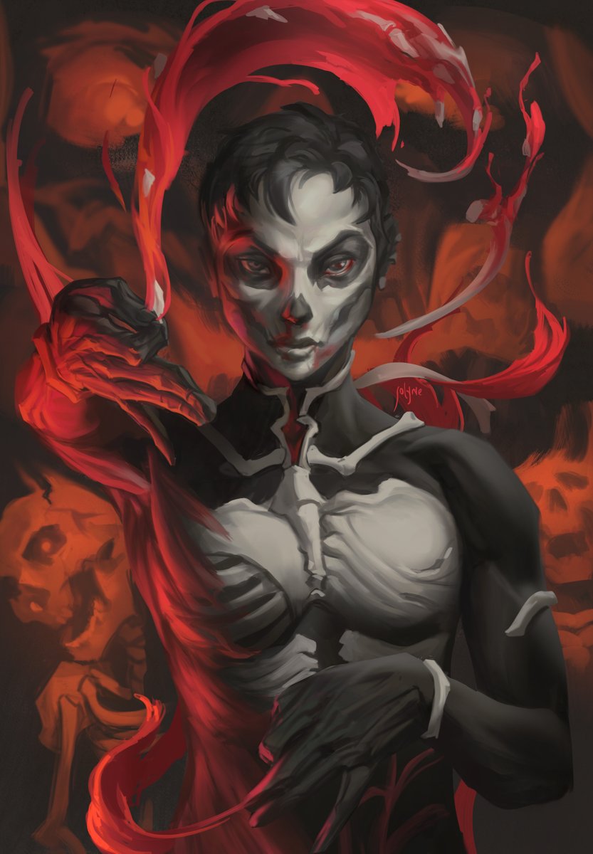 Jolyne on Twitter: "RT @Joric_art: 🩸 Blood and Bone 💀 #TheLockedTomb"