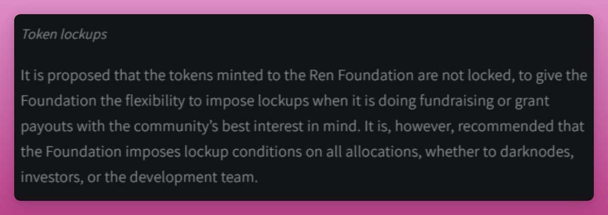 1/ The Ren Foundation is fighting for survival. A discussion is ...