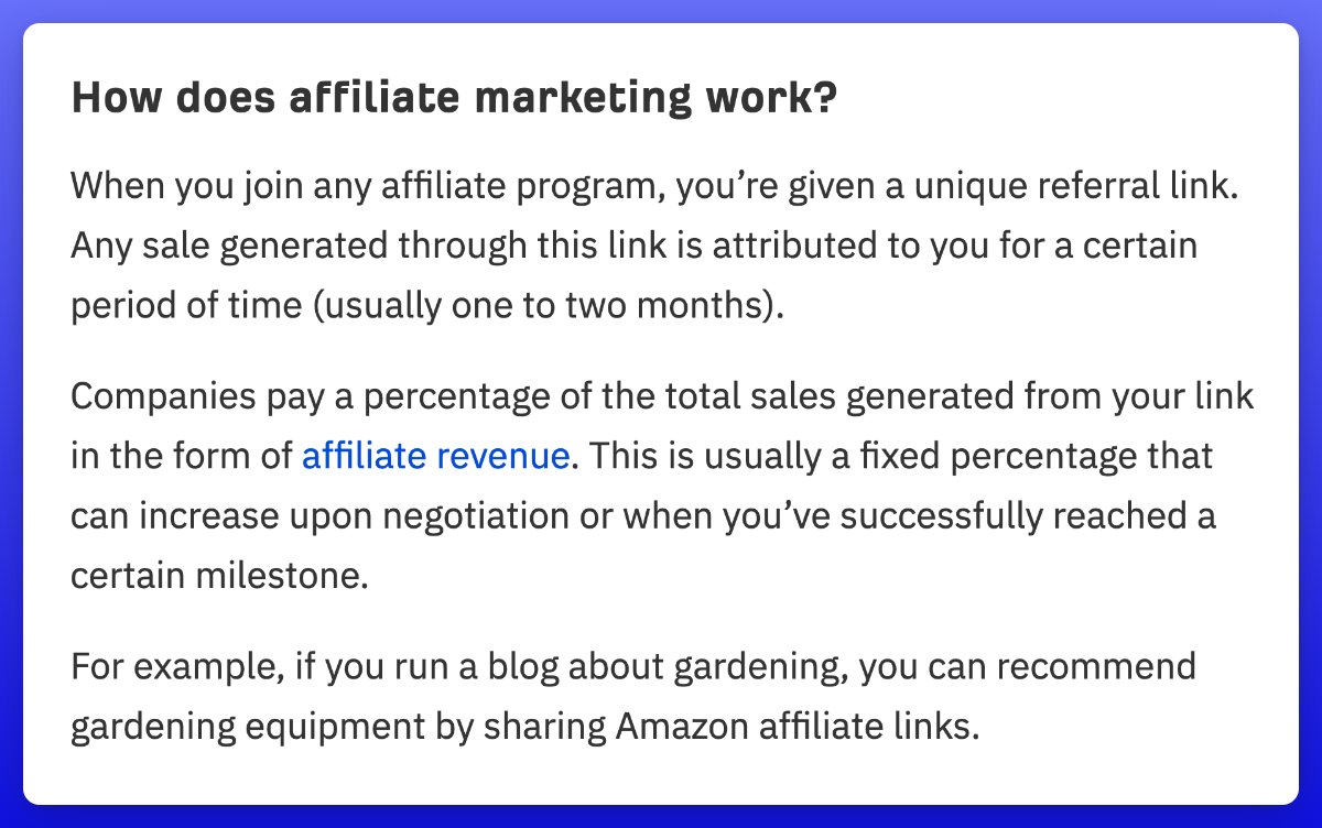 6 ways to make money from blogging 🤑 Some general tips: - You don't ...