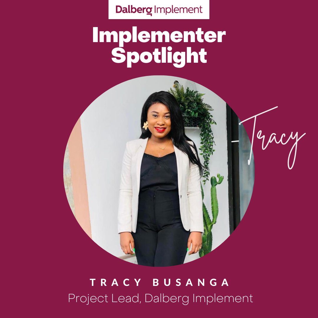 Dalberg Implement on Twitter: "Meet Tracy Busanga! Tracy is our Project Lead for the DRC ...