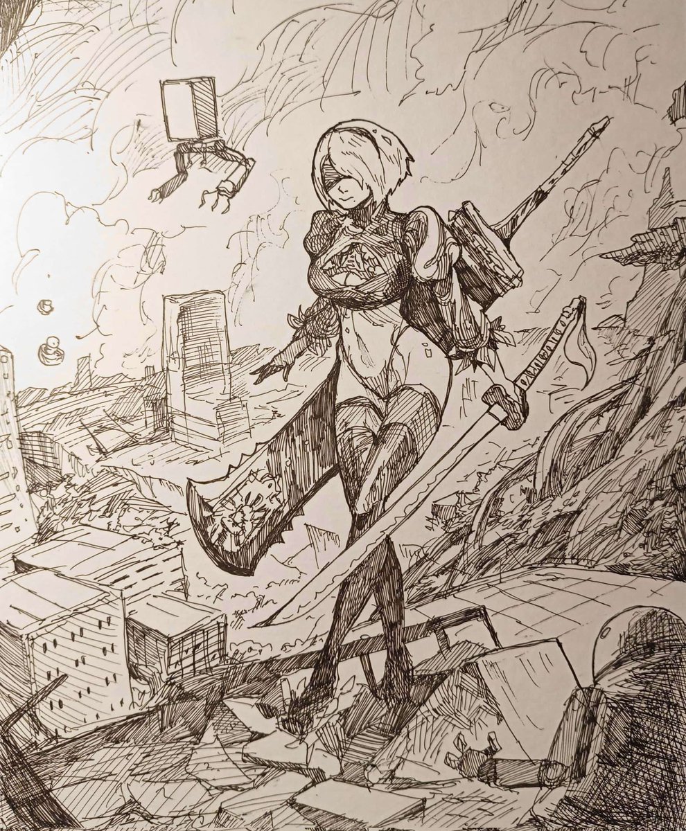 「Pen drawing 」Kironの漫画