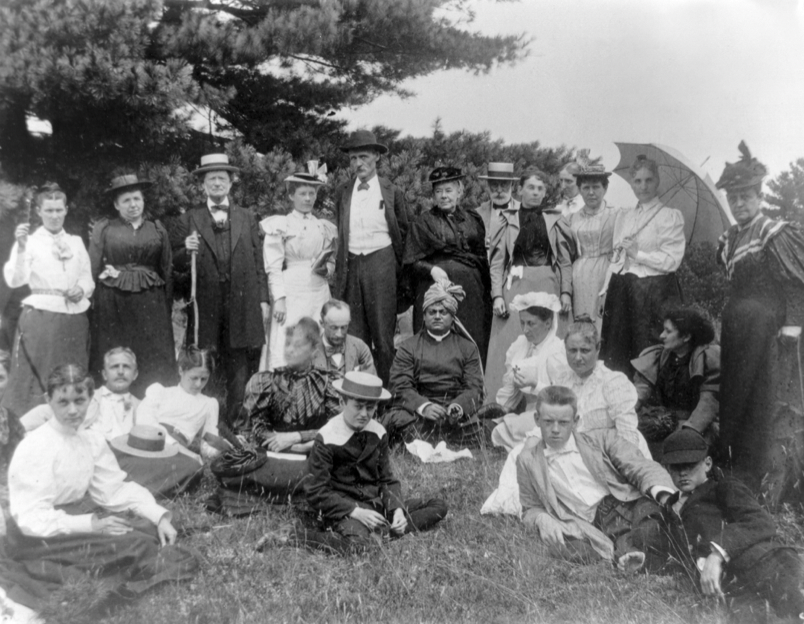 Swami Vivekananda ~ along with Josephine Macleod, Sara Bull, Sister ...